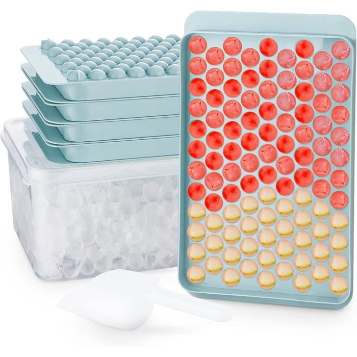 Mini bacs à glaçons ronds de 1.5 cm pour congélateur pour un démoulage ...