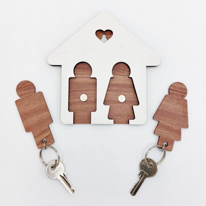 Lac Porte Clef Maison En Bois|Porte Clef Original Idee Cadeau Couple ...