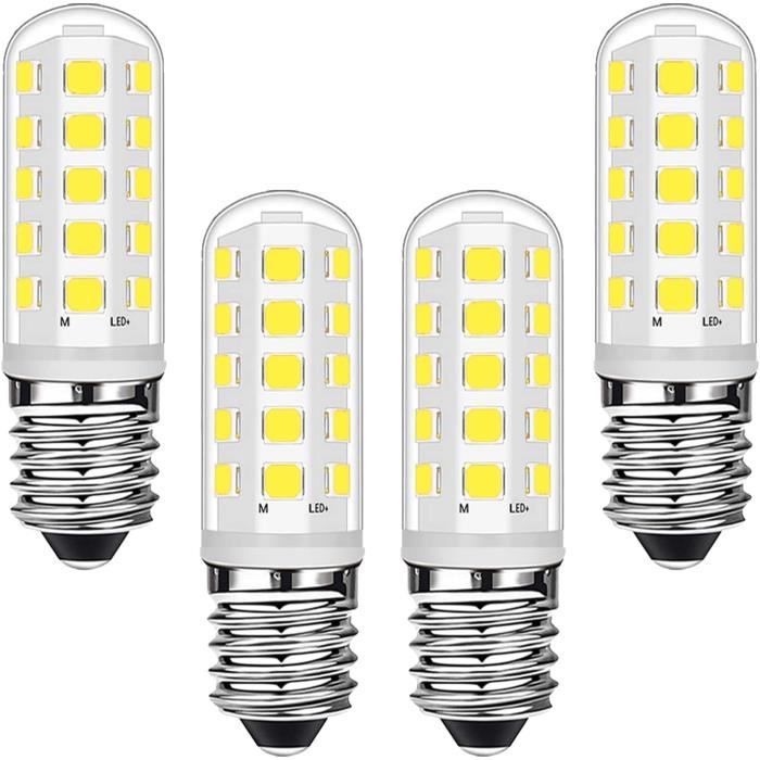 Ampoules LED E14 Hotte 3W équivalent à 28W Ampoules Halogènes, Petite vis Blanc Froid 6000K pour ...