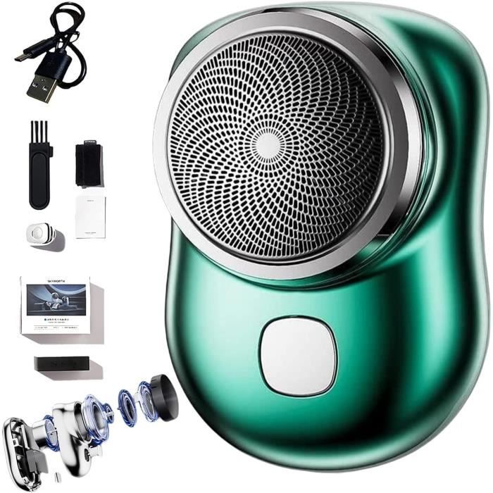 Pocket Size Washable Electric Razor, Mini Rasoir éLectrique pour Hommes ...