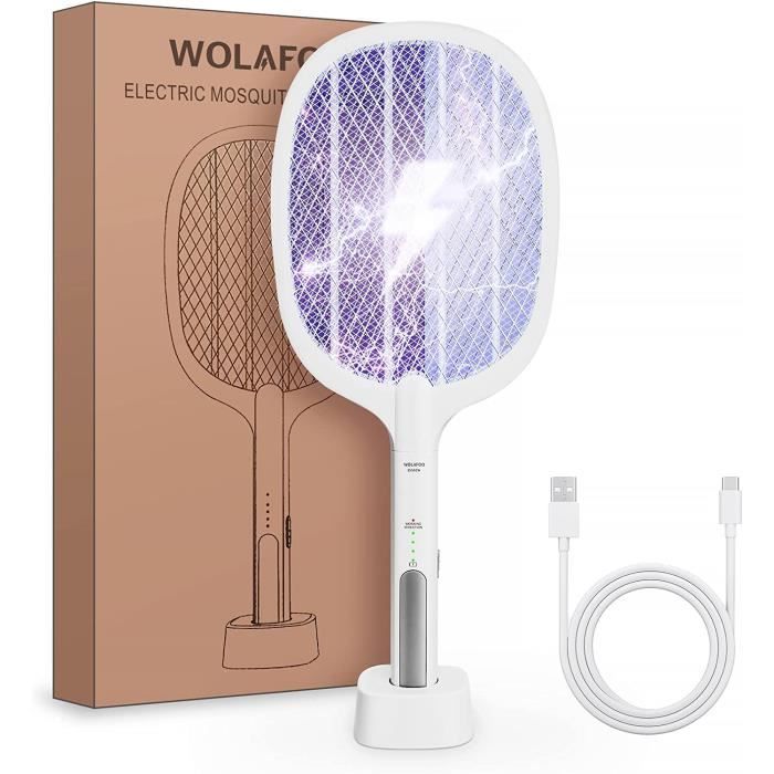 Fly Racquet Zappeur | Lampe Anti-Mouches Rechargeable Pliable 2 en 1 ...