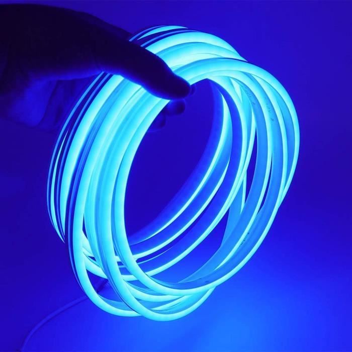 Lumière au néon LED, 12V 2835 120leds - m imperméable à l'eau flexible ...