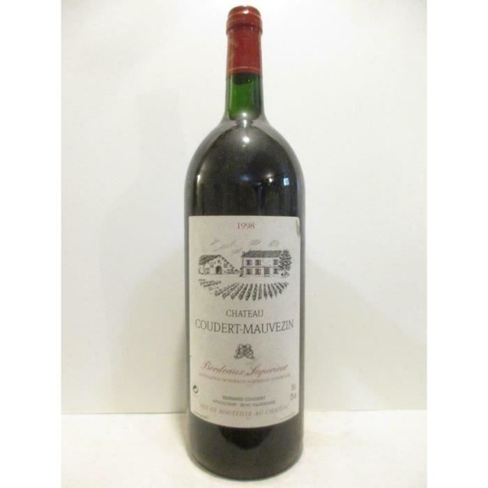 Magnum 150 cl bordeaux supérieur château coudert-mauvezin rouge 1998 ...