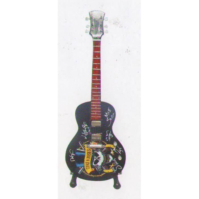 Guitare Miniature 27 cm avec Trépied Folk Gun's n - Cdiscount Instruments de musique
