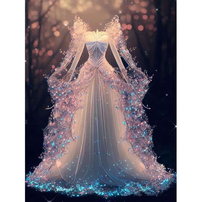 Broderie Diamant Kit Complet Robe De Mariée Bricolage Diamond Painting ...