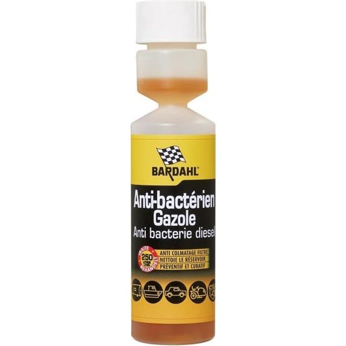 Antibactérien gazole flacon 250ml Bardahl 2001066 - Cdiscount Auto