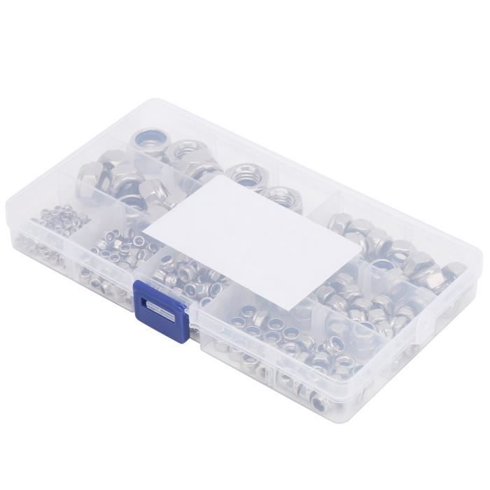 DEX crous autobloquants crous en Acier Inoxydable, Kit D'assortiment D'écrous Hexagonaux ...