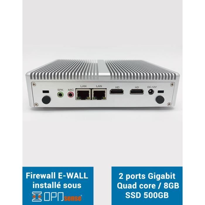 Firewall EG2x - E-WALL - 2 ports Gigabit - Intel Celeron N3150 - 8Go ...