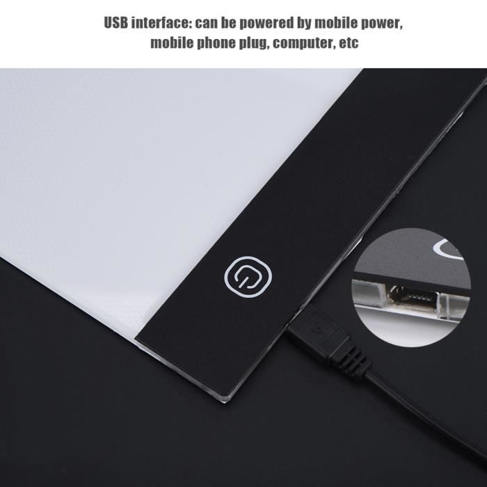 Planche À Dessin Led A4 Usb Led Lumière Pochoir Conseil Boîte À Lumière ...