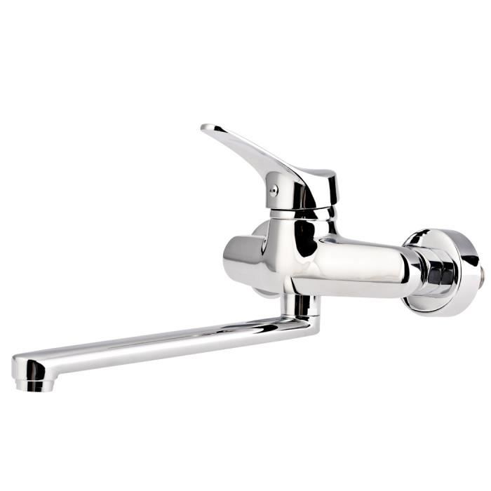 Robinet mur inox évier robinet bec mitigeurrobinet mur inox évier ...