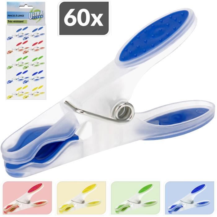 X Pinces Linge Multicolores Surface Antid Rapante R Sistant Aux