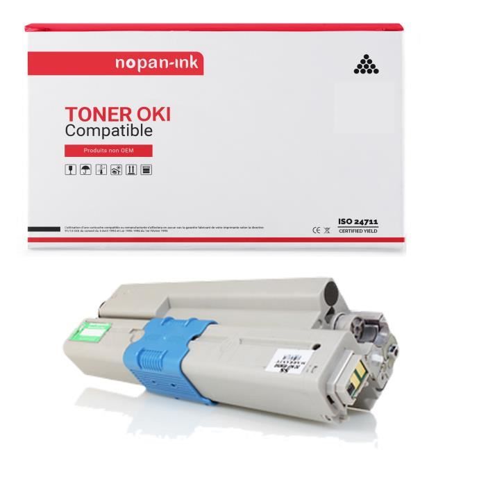 NOPAN-INK - x1 Toner - ES5432 46490624 Noir Compatible pour OKI ...
