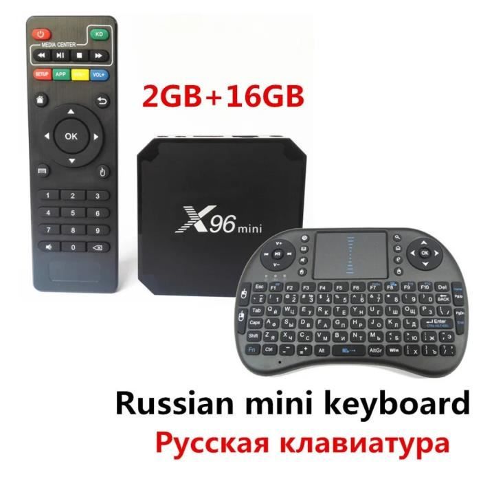 Box multimedia,Boîtier de télévision intelligent X96 mini Android 11.0 Amlogic S905W2 Quad Core ...