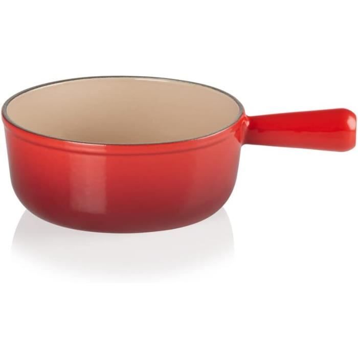 Caquelon En Fonte Émaillée 18 Cm, 1,4 Litre, Cerise, 20007180602460[J34 ...