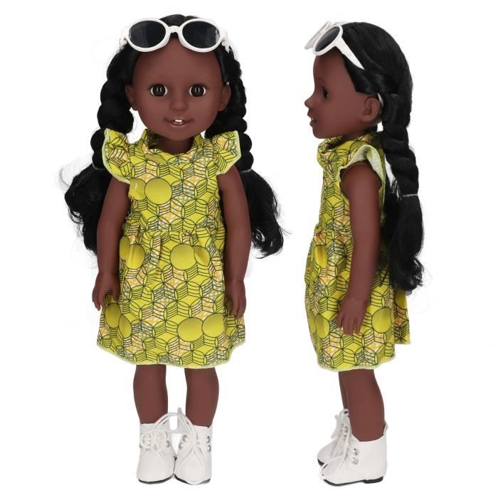 Shipenophy poupée noire Poupée fille noire 15 pouces poupée fille ...