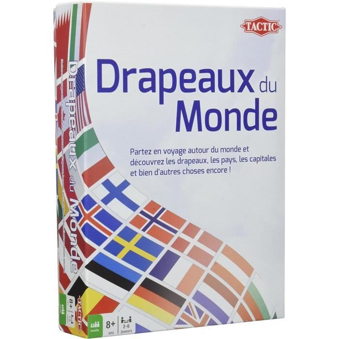 Tactic - 02088 - Jeu Société Famille 8 ans+ , apeaux Du Monde233 ...