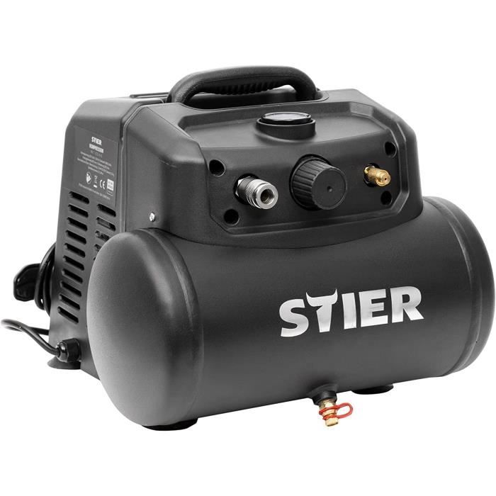 STIER Compresseur MKT 200-8-6, sans huile, puissance moteur: 1.200 W ...