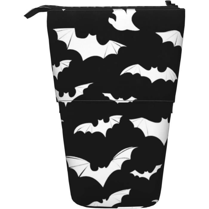 Trousse À Crayons Avec Motif Chauve-Souris D'Halloween Gothique ...