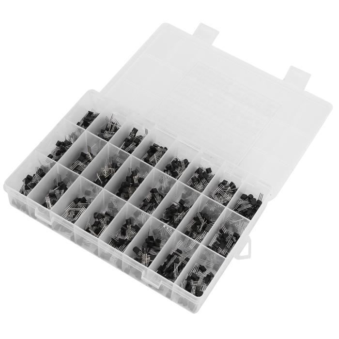 YOSOO Kit de classification de transistors 840 pièces en ligne TO-92 ...