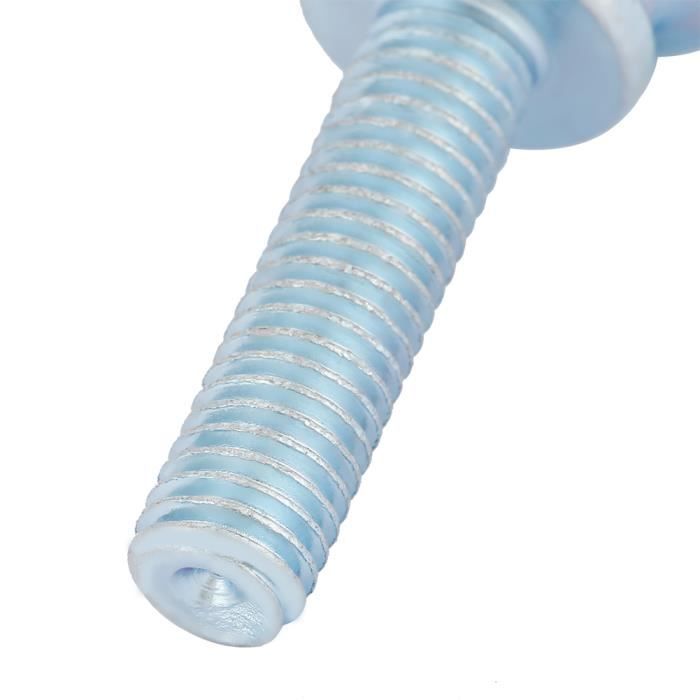 Cikonielf Lot de 10 Vis à Molette M8 en Acier au Carbone Zingué à Tête ...