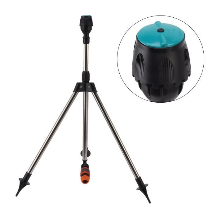 Arroseur à rotation automatique trépied QQMORA - irrigation 360 degrés ...