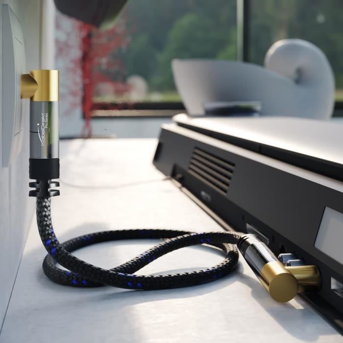 Cable Antenne Tv, 4K Câble Tv Coudé À 90° U2013 10 M U2013 Tressé Cable ...