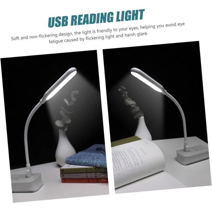 Veilleuse Usb Lumière Dordinateur Portable Liseuse Pour Chambre Lampe De Lecture Usb Lampe De ...