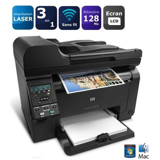 Laserjet 100 color mfp m175nw store