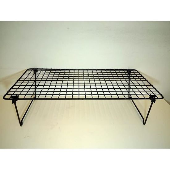 IKEA Grejig Étagère à Chaussures en métal foncé [356] - Cdiscount Maison