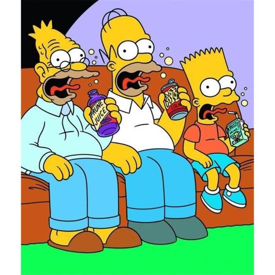 UNJS-943 Sftdf Les Simpsons, Point De Croix Bricolage Artisanat Adulte ...