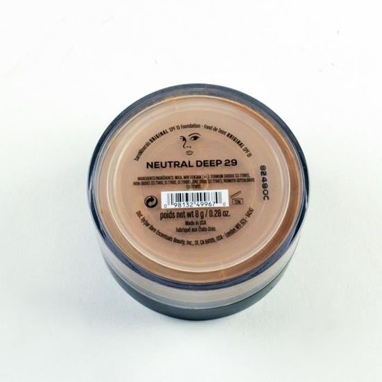 BareMinerals Original Foundation SPF15 8g - 29 Neutral Deep - Cdiscount ...