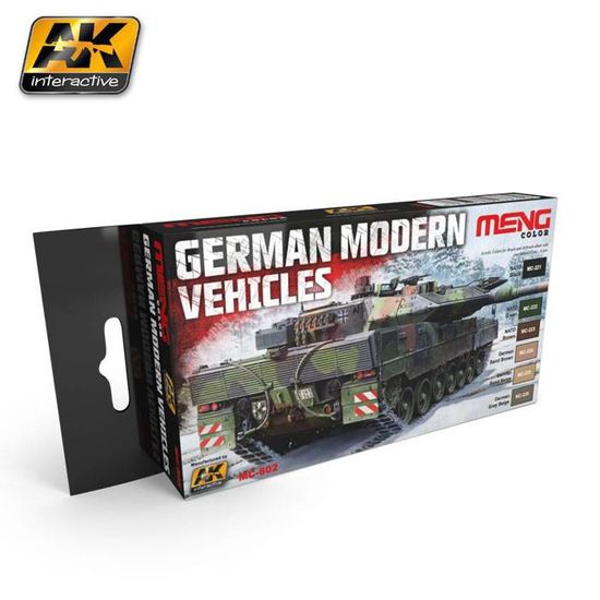 MENG - Peinture Maquette German Modern Vehicles Colors Set Meng Mc802 ...