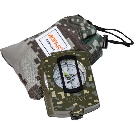 Boussole Militaire Af-4580 Avec Vue Lensatique, Étanche Et Résistante ...