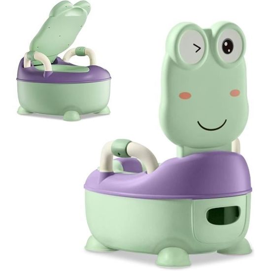 Pot De Toilette Pour Enfant Avec Dossier, Poignées, Récipient Amovible ...