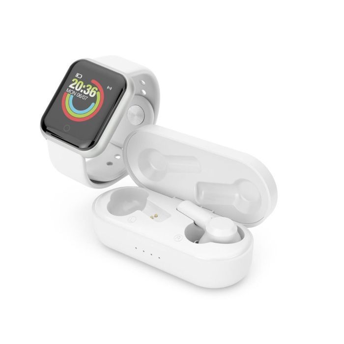 Montre d'activités connectée + écouteurs bluetooth True Wireless ...