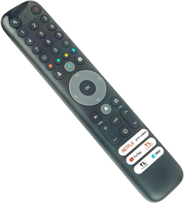 Rc833 Gub1 Télécommande Vocale De Remplacement Compatible Avec Tcl 4K ...