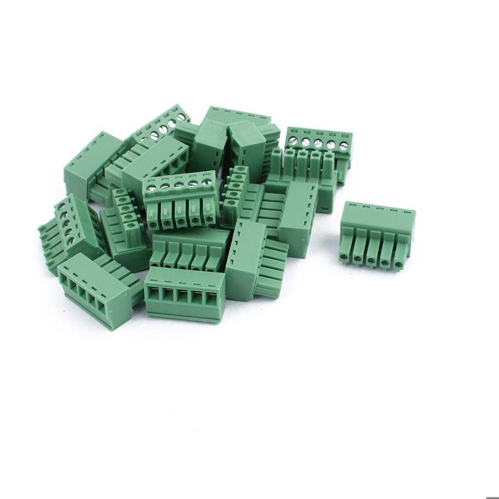 Bornier SOURCING MAP 20Pcs 300V 2EDGK 3,81mm Pas 5-Pin PCB vis Terminal ...
