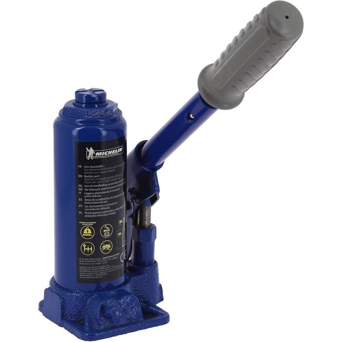 MICHELIN 009559 Cric Bouteille hyaulique 3T (Gamme de levage 195 - 385 ...