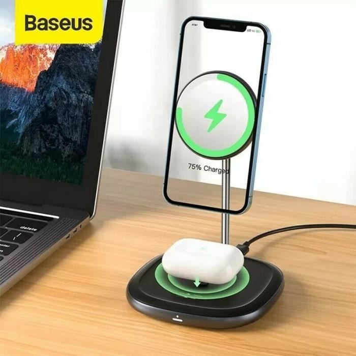 Rose - chargeur magnétique sans fil 20W pour iPhone 12 Pro Max ...