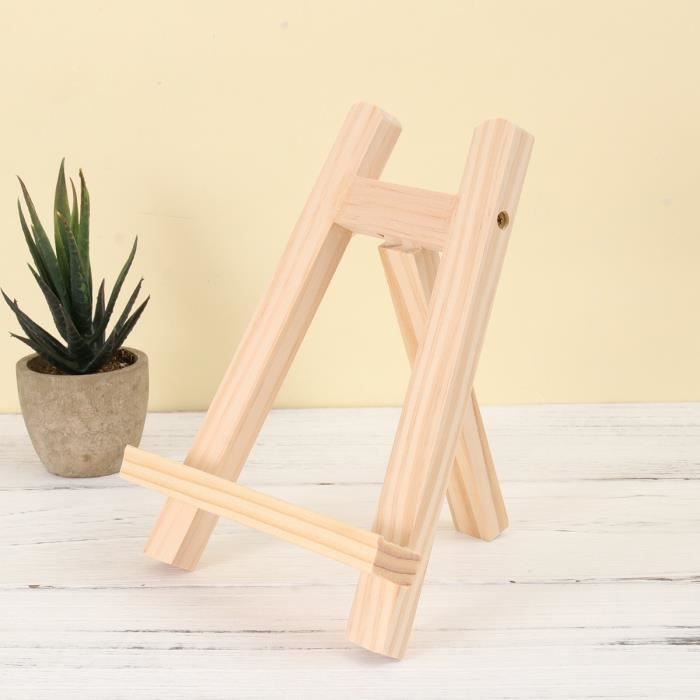 Chevalet de peintre,Support triangulaire en bois pour peinture,mini ...