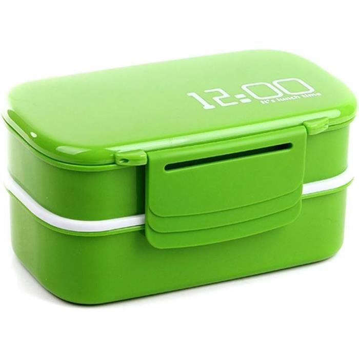 Boîtes Bento Boîte À Bento For Enfants Grande Capacité 1400Ml Double ...