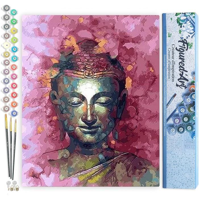Peinture Par Numéro Adulte Bouddha Précieux Activité Manuelle Kit De