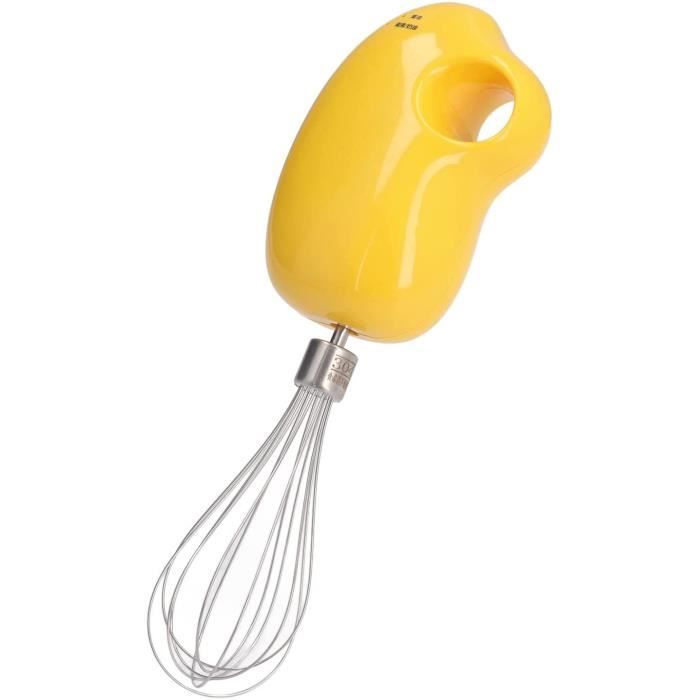 Mini batteur à main, forme de mangues jaunes multifonctions 2 vitesses ...