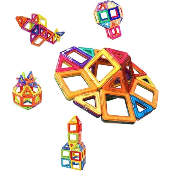Construction Magnetique Enfant Jeu de Magnetique Bloc de Construction ...