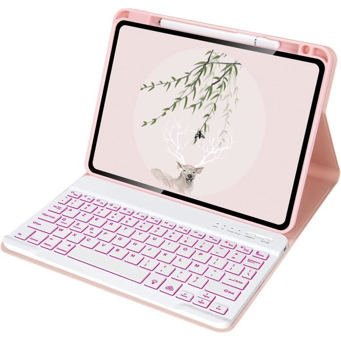 Clavier Azerty Pour Ipad 10,9 Pouces Air 5Ème-4Ème Génération 2022-2020 ...