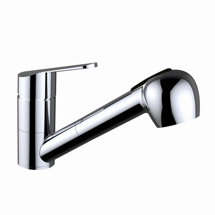 Robinet mitigeur CLEVER pour évier en laiton avec bec horizontal ...