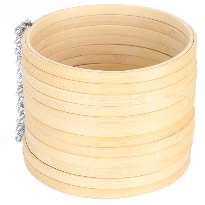 Ensemble de cerceaux à points, 12 cercles de broderie en bambou faciles ...