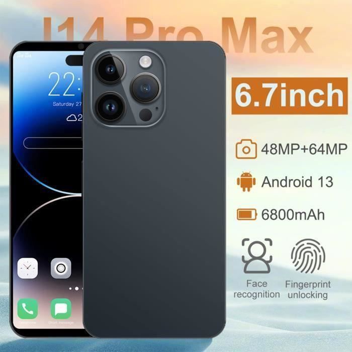 14 ProMax 6.7in Téléphone Intelligent, Ten Core 2G 5G WiFi, 4GB+64GB ...