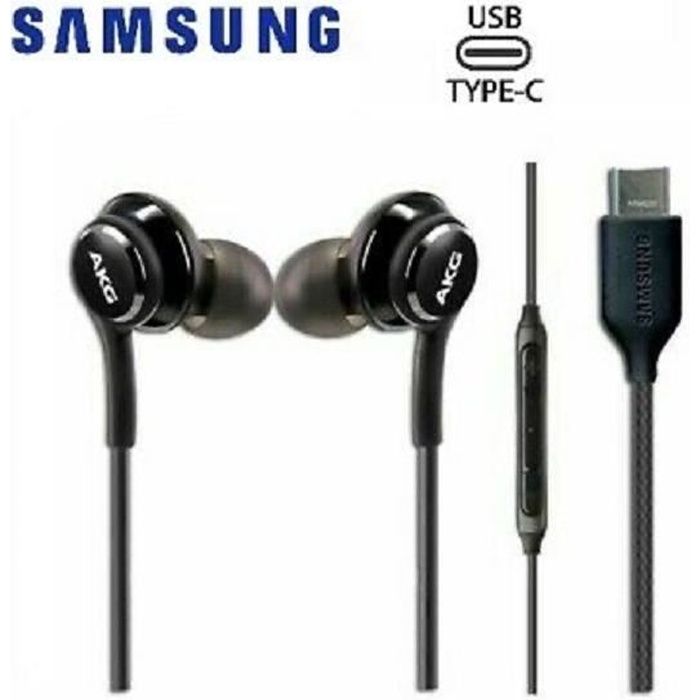 Original - Ecouteurs Casque Noir AKG Kit Pieton Ecouteur Filaire Prise ...