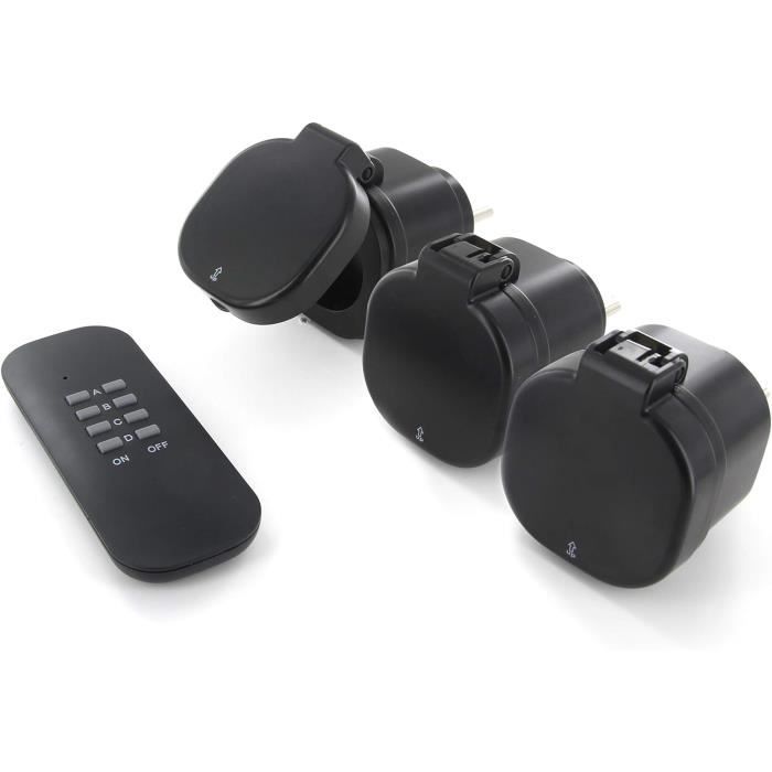 Set De 3 Minis Prises Étanches Télécommande[J3493] - Cdiscount Bricolage